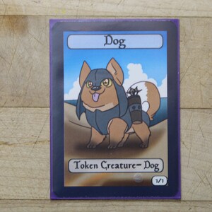 1/1 Dog Tokens Chibi-styled "m-21" Mtg Inspired Singles- Perfect for ...