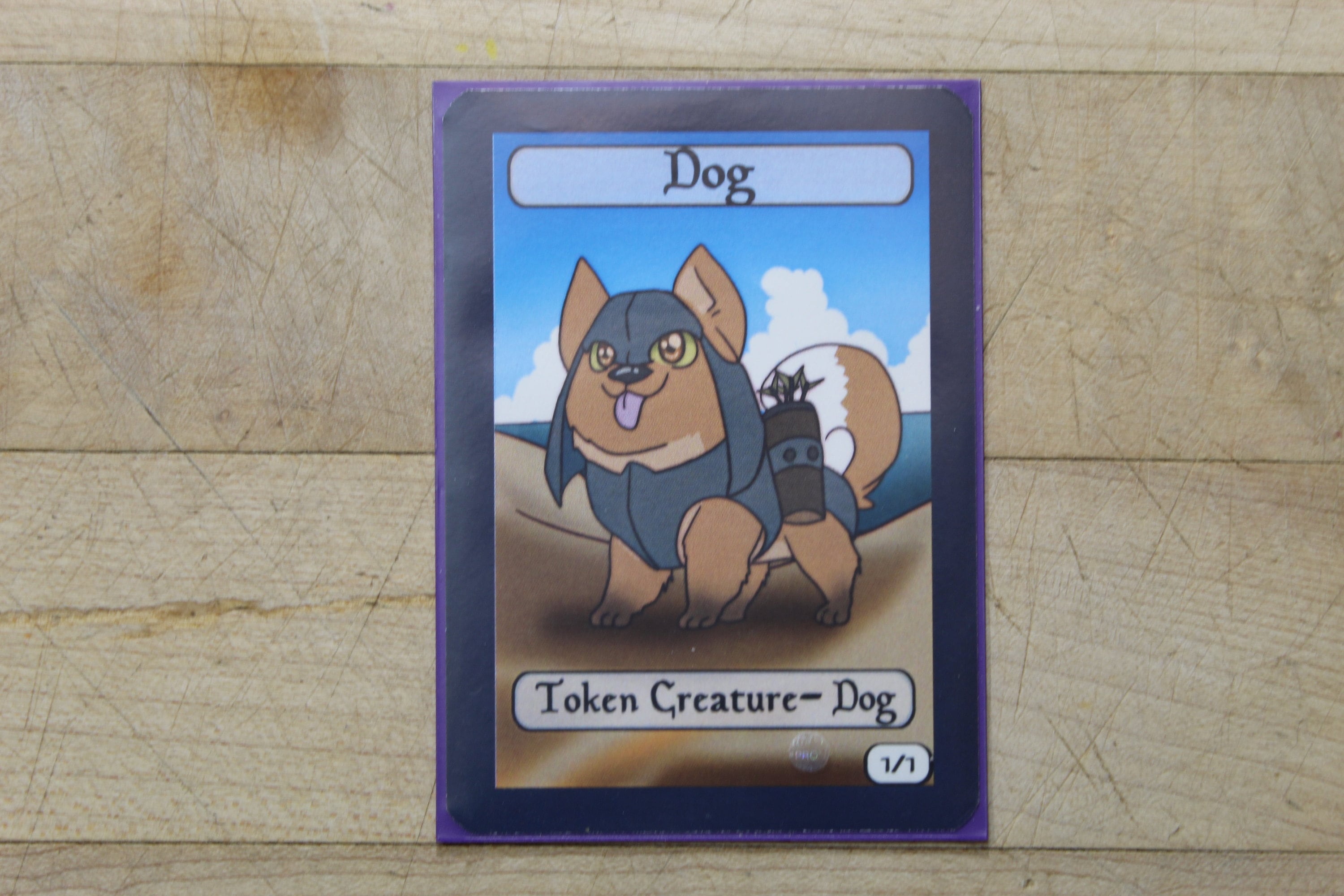 1/1 Dog Tokens Chibi-styled "m-21" Mtg Inspired Singles- Perfect for ...