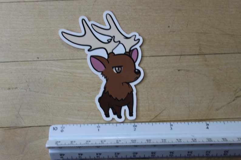 Chibi Elk Sticker Inspired by Magic the Gathering Decals | Etsy