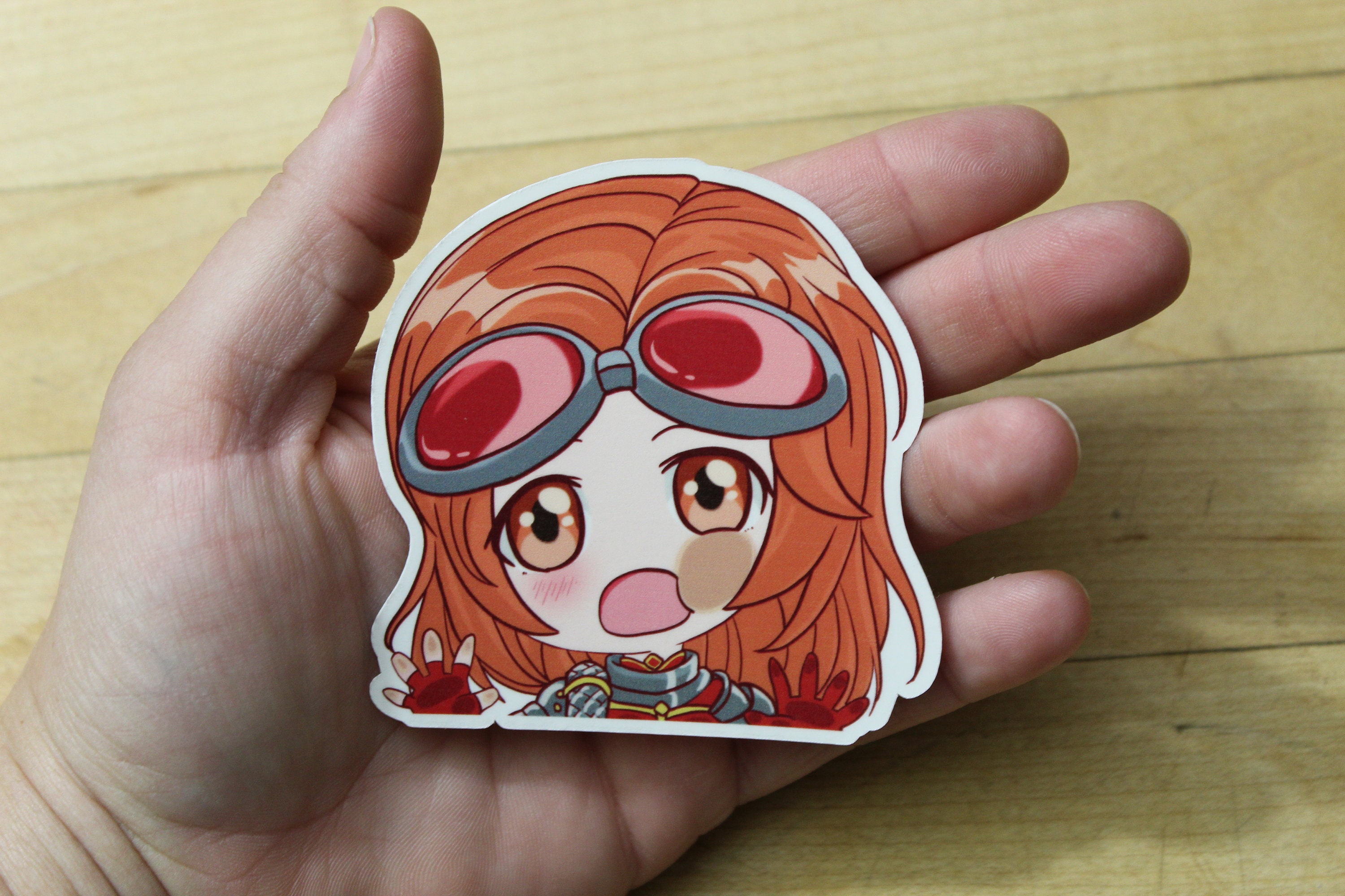 Chibi Chandra Peeker Sticker Laptops Journals Deckboxes and - Etsy