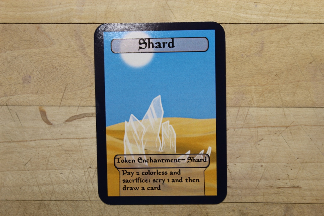 Shard Token Singles for Alter Art, Edh,standard,commander,vintage,and ...
