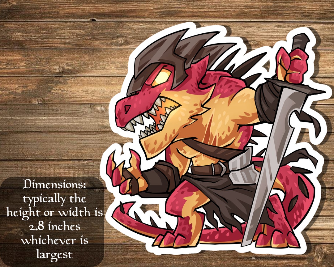 Rivaz of the Claw Sticker Inspired by Magic- Perfect for Deck Boxes ...