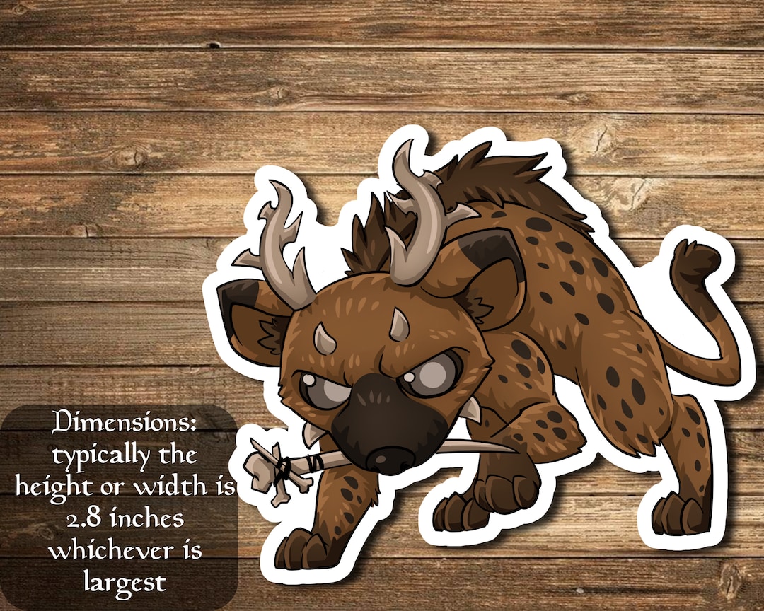 Yannik Scavenging Sentinel Sticker- Perfect for Deck Boxes, Laptops ...