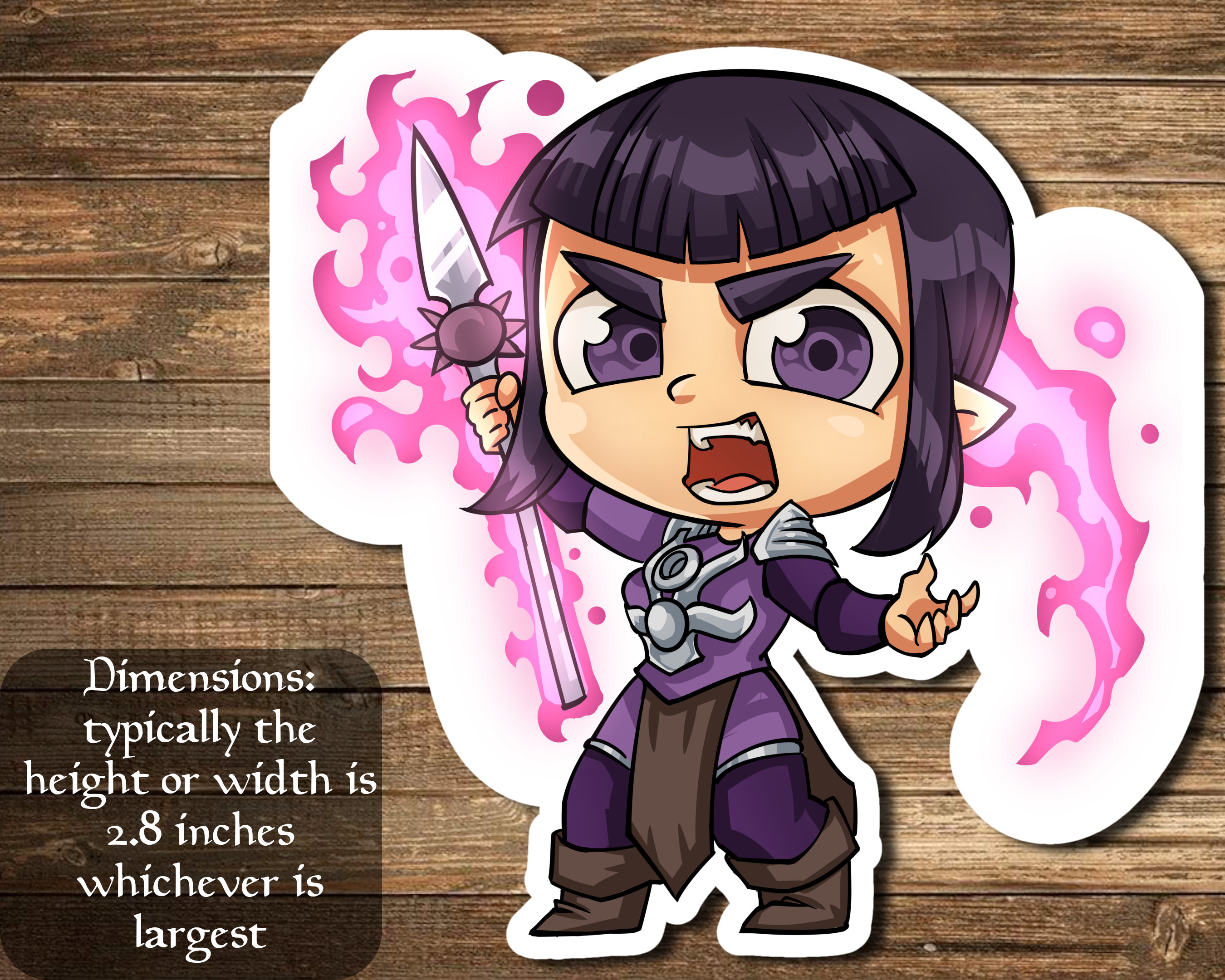 Shadowheart Dark Justiciar Sticker Inspired by Magic Perfect for Deck ...