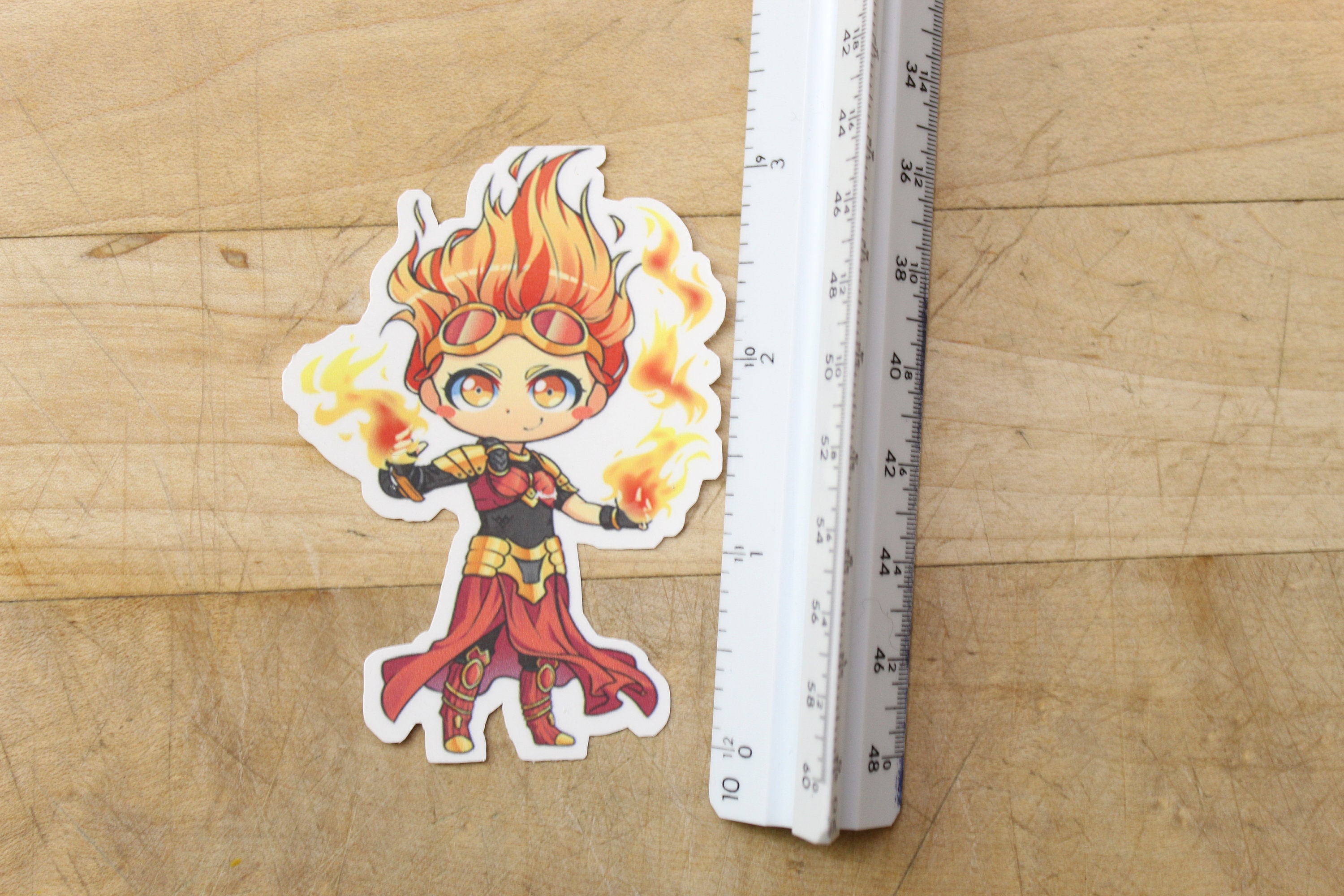 Original chandra Chibi Styled Sticker for Deck - Etsy