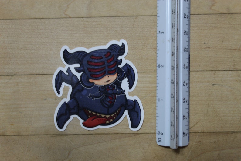 Chibi Sheoldred Whispering One sticker Inspired by Magic the | Etsy