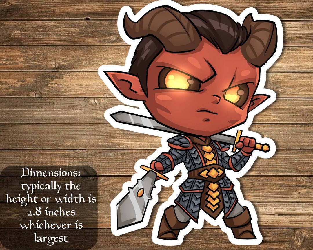 Zevlor, Elturel Exile Sticker- Perfect for Deck Boxes, Laptops ...