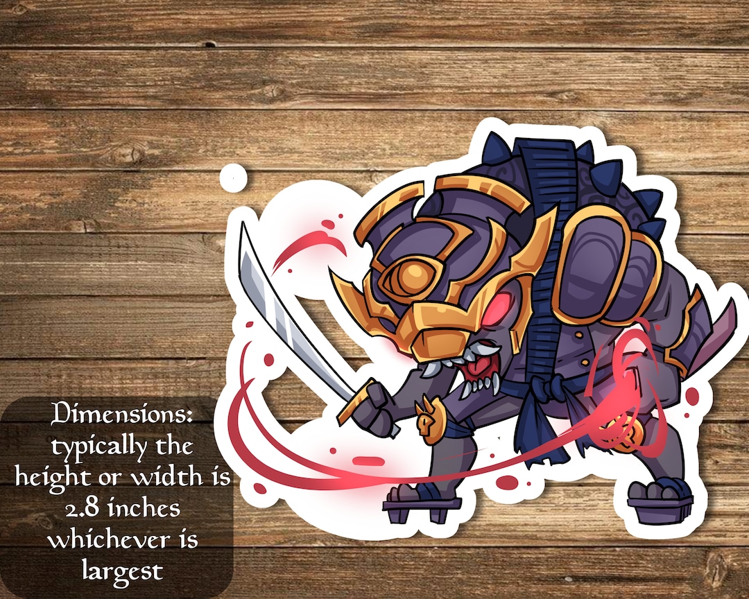 Goro-goro Disciple of Ryusei Sticker Inspired by Magic- Perfect for ...
