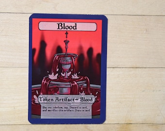 Blood Tokens Mtg - Etsy
