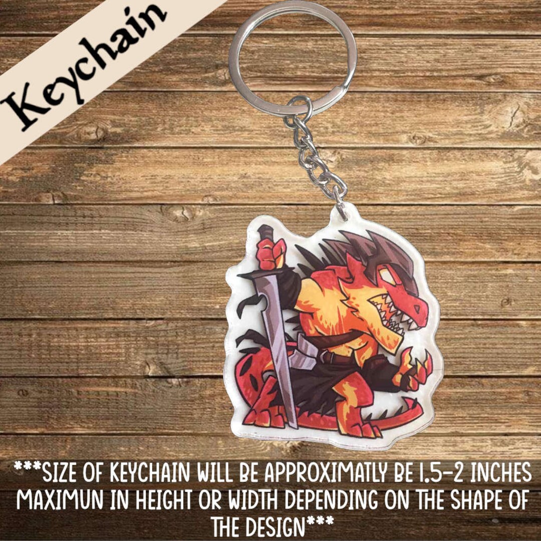 Rivaz of the Claw Keychain Inspired by Magic- Decorate Your Backpack ...