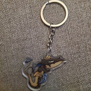 Sliver Queen Keychain Inspired by Magic the Gathering- by Mega Chibi - Etsy
