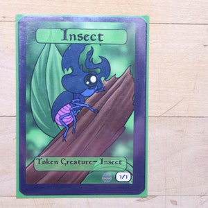 1/1 Insect Token Singles Alter Art, Edh,standard,commander,vintage,and ...
