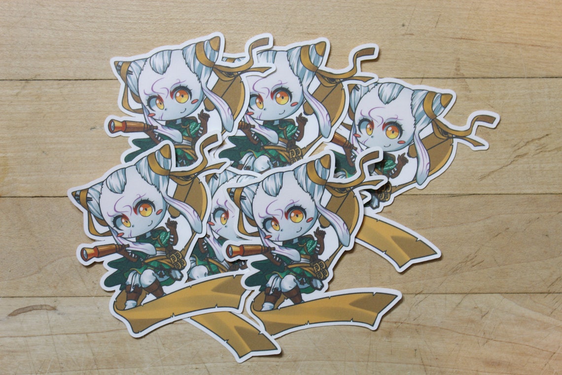 Chibi Inspired Tamiyo Sticker for Deck Boxes, S, Laptops, Journals ...