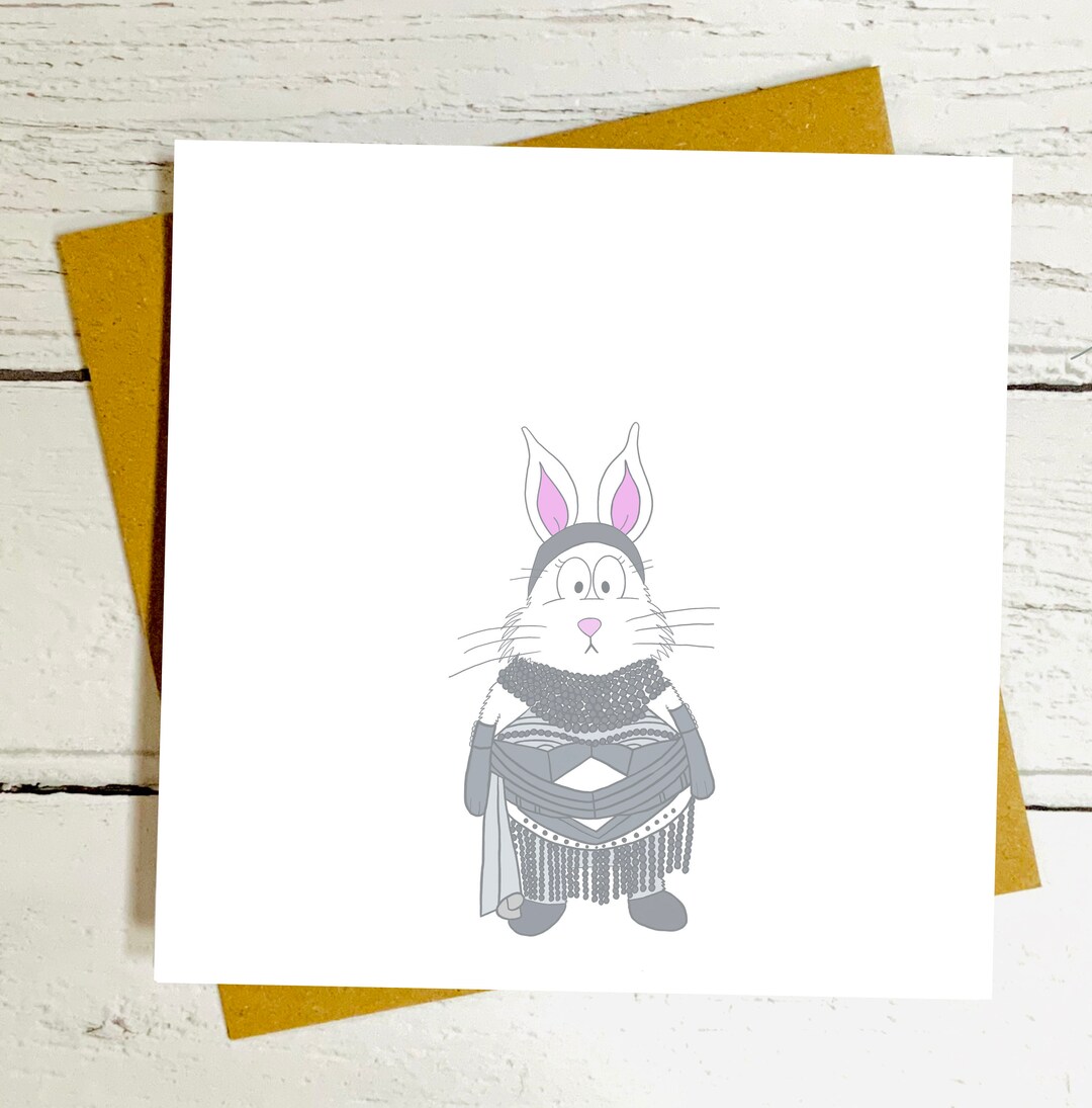 Birthday Card Funny Bunny Card Celebunny Birthday Card Cute - Etsy