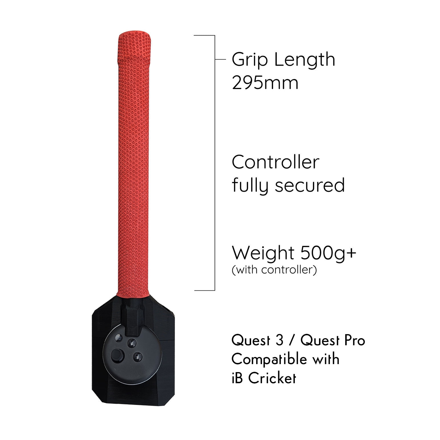 VR Pro Cricket Bat for Meta Quest 2, 3, 3s, Quest Pro - Etsy