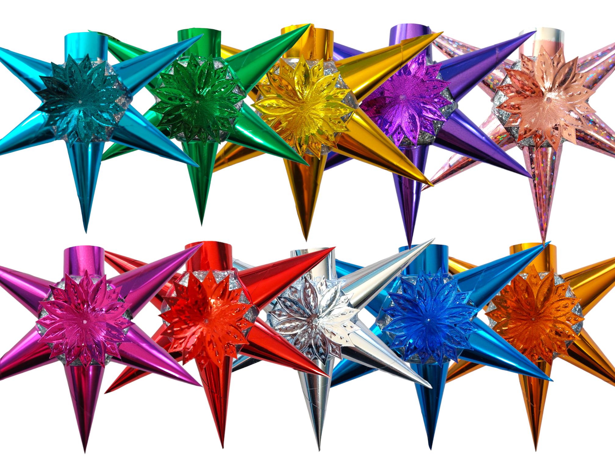 Set of 50 Mini Mexican Decorative Piñatas, Christmas Decoration and ...