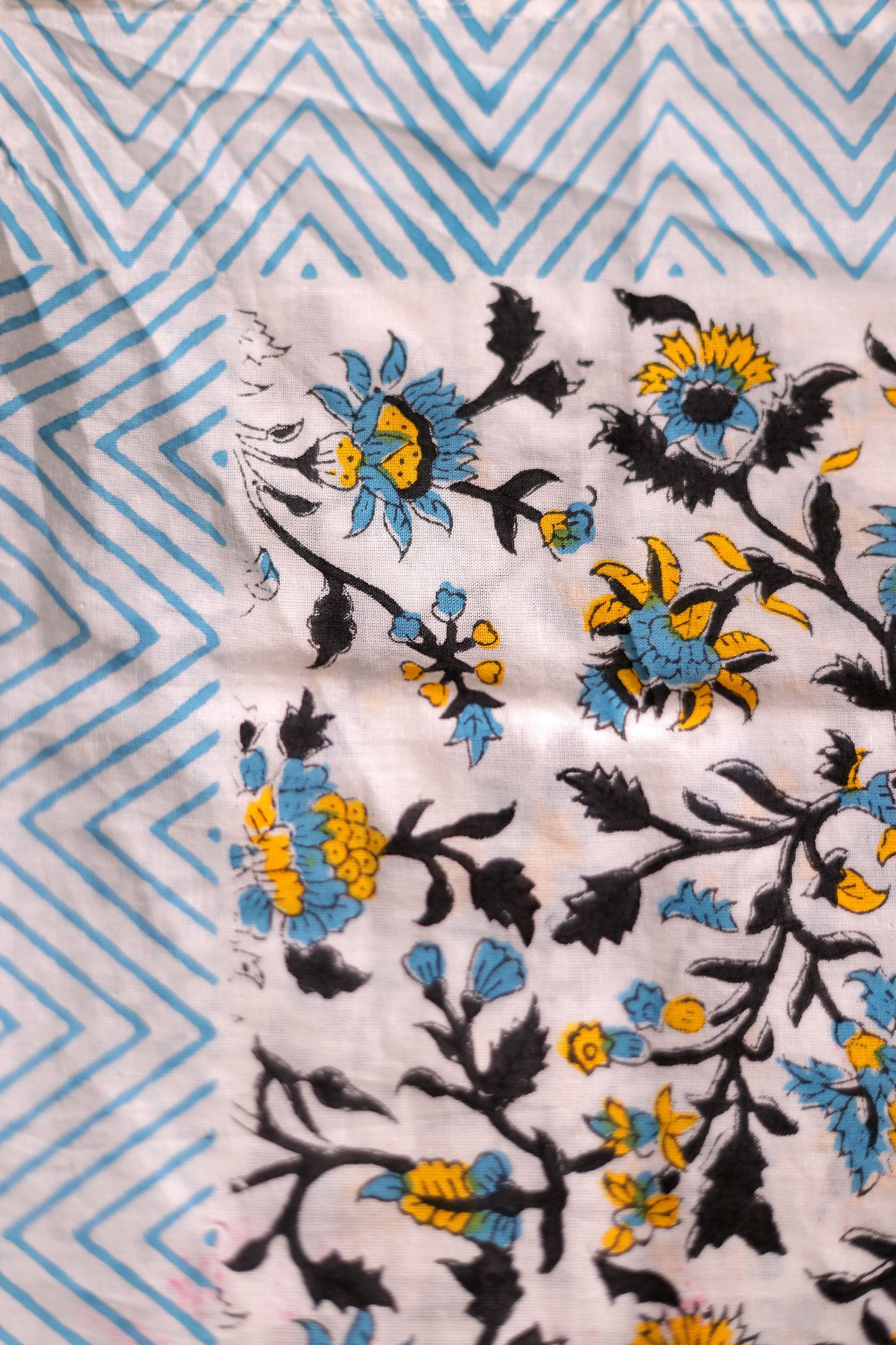 Pure Cotton Pareo for Women Handblock Handmade Indian Sarong With ...