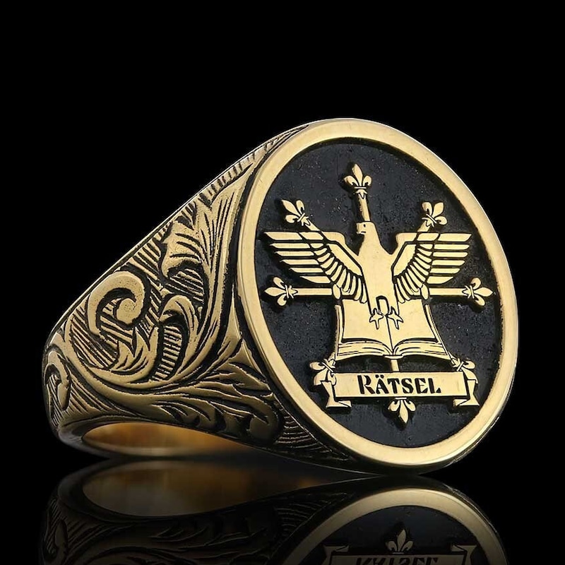 Custom Signet Ring - Etsy