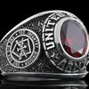 US National Guard Round Ring, Silver US National Army Ring, Sterling ...