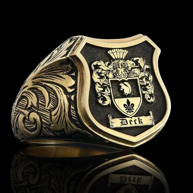 Custom Signet Ring - Etsy