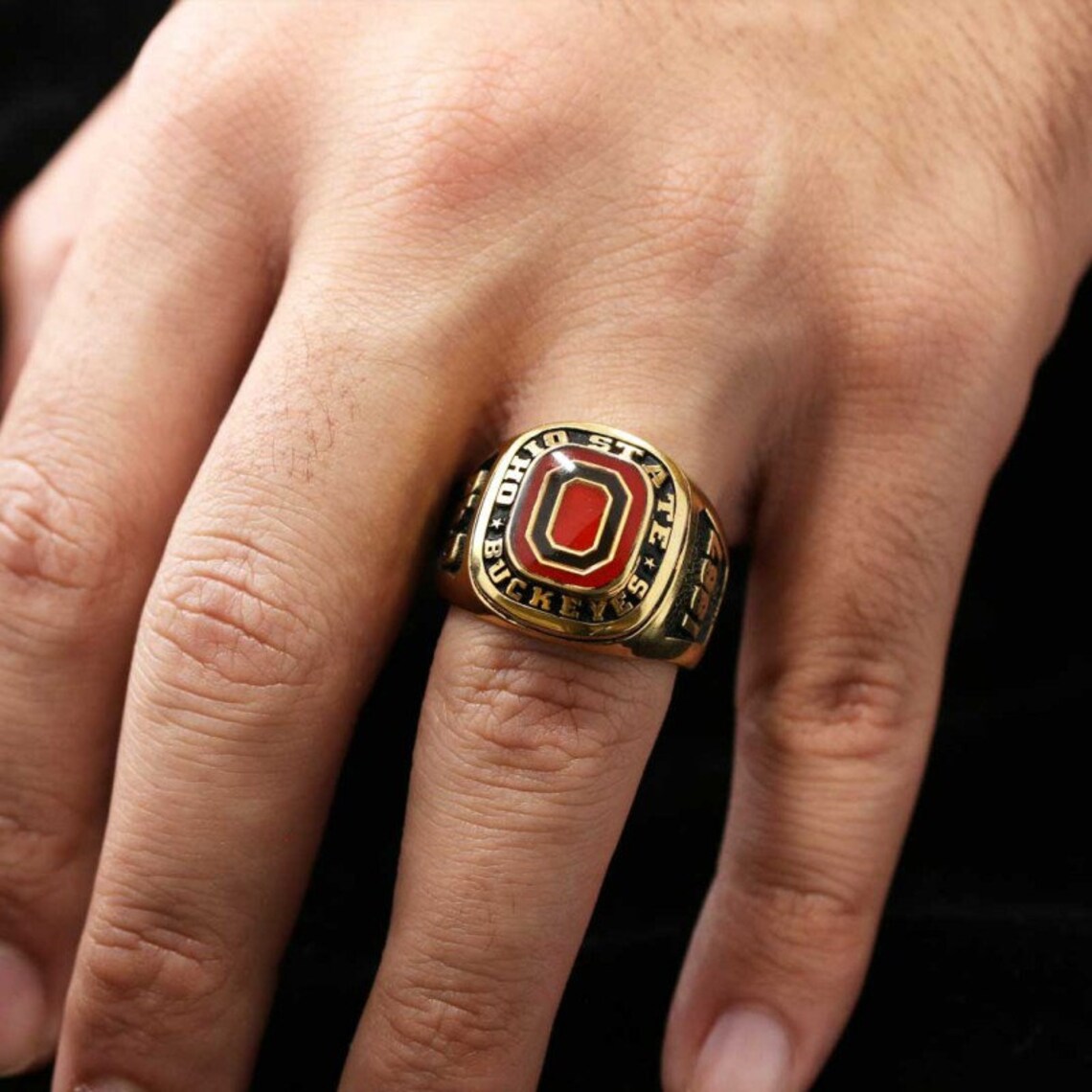 Custom College Class Ring, School Ring, Gold Signet Ring, Silver ...