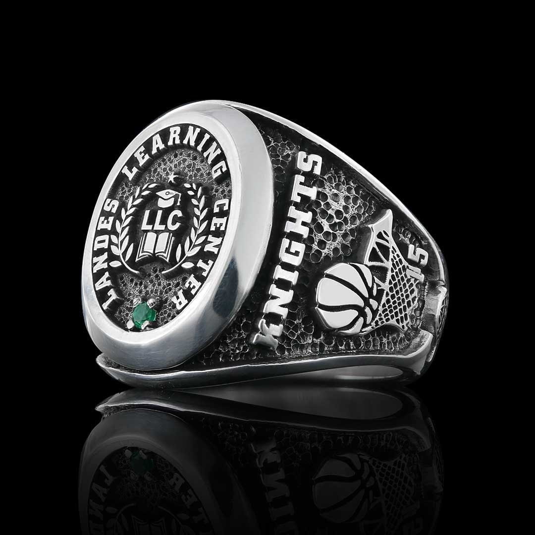 Personalized Graduation Ring, Silver Personalized Class Rings, Senior ...