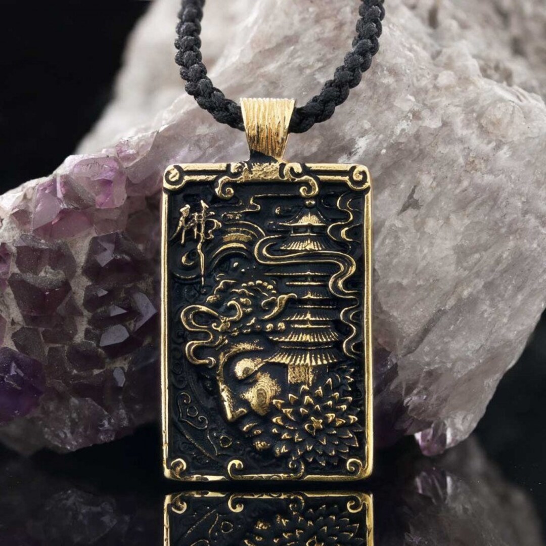 Sterling Silver Samurai Pendant, Silver Samurai Necklace, Silver Japan ...