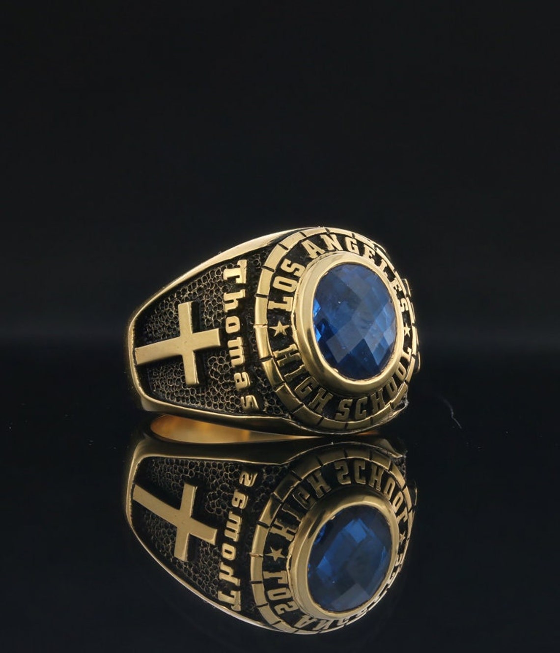 Custom College Ring Personalized Class Ring Custom - Etsy