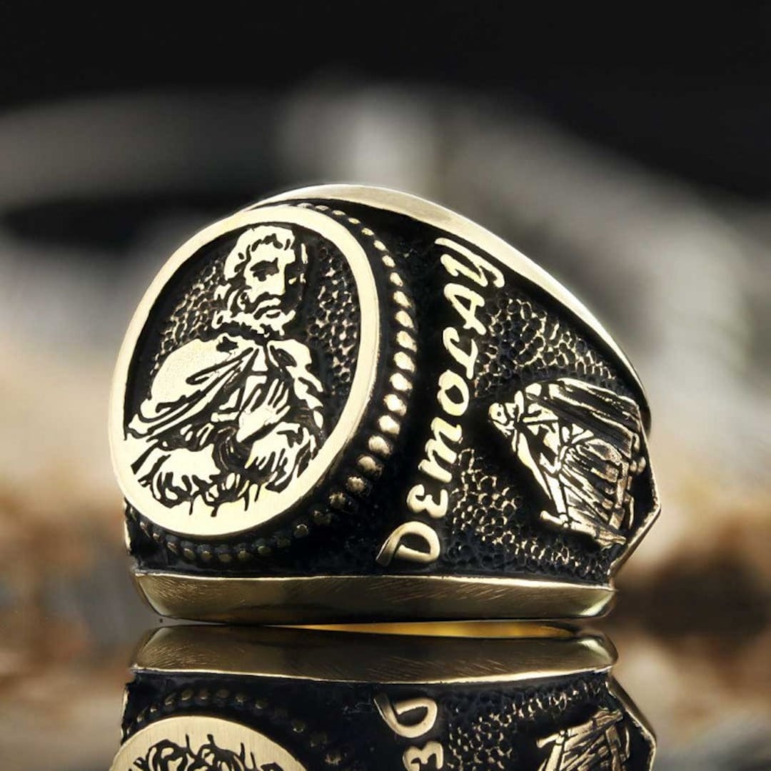 Chevalier De Molay Ring, Chevaljer De Molay Ring, Sterling Silver ...