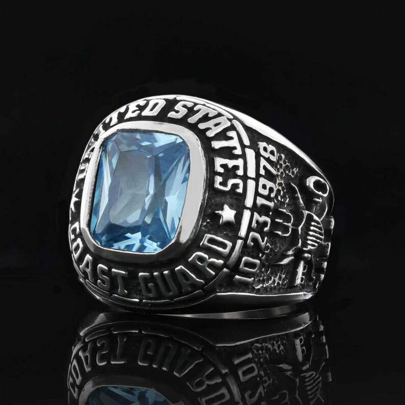 Customized United States Army Ring, Silver US Army Ring, US Eagle Ring ...