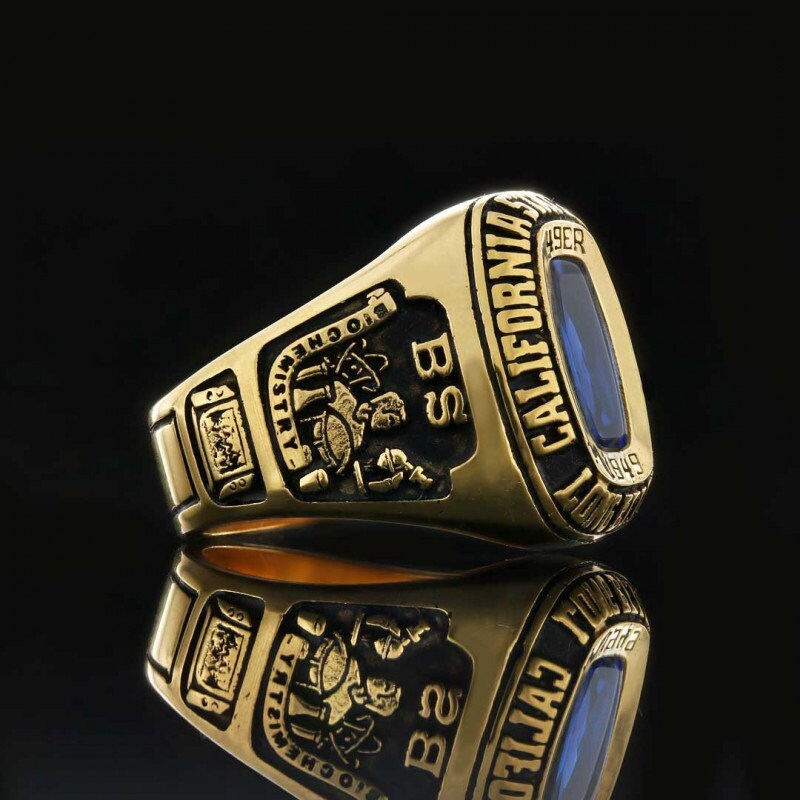 Custom College Class Ring, School Ring, Silver Graduation Ring, Gold ...