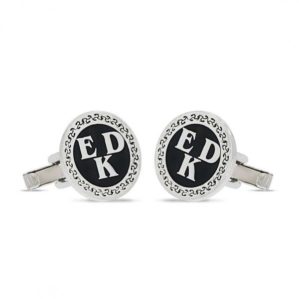 Initial Cufflinks - Etsy
