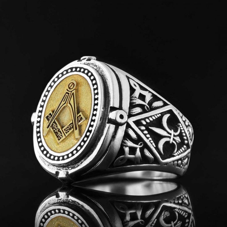Lodge Masonic Ring Silver Customized Masonic Ring - Etsy