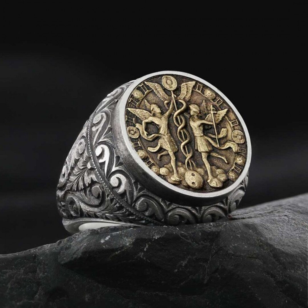 Gemini Zodiac Silver Ring - Gemini Ring - Birthday Gift - Sterling ...