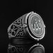 Allah Islamic Ring, Silver Islamic Jewelry, Islam Ring, Sterling Silver ...