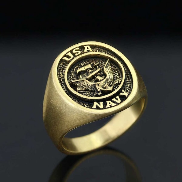 Us Navy Ring - Etsy
