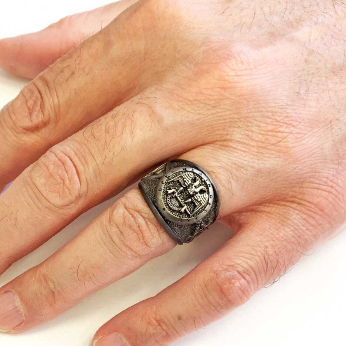 Silver Masonic Degree Ring Customized Masonic Ring - Etsy