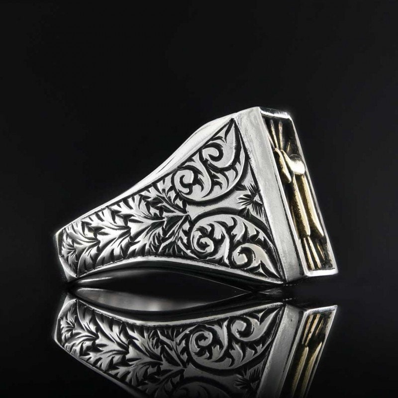 CHAI JEWISH RING, 925K Sterling Silver Chai Hebrew Ring, Chai Israeli ...