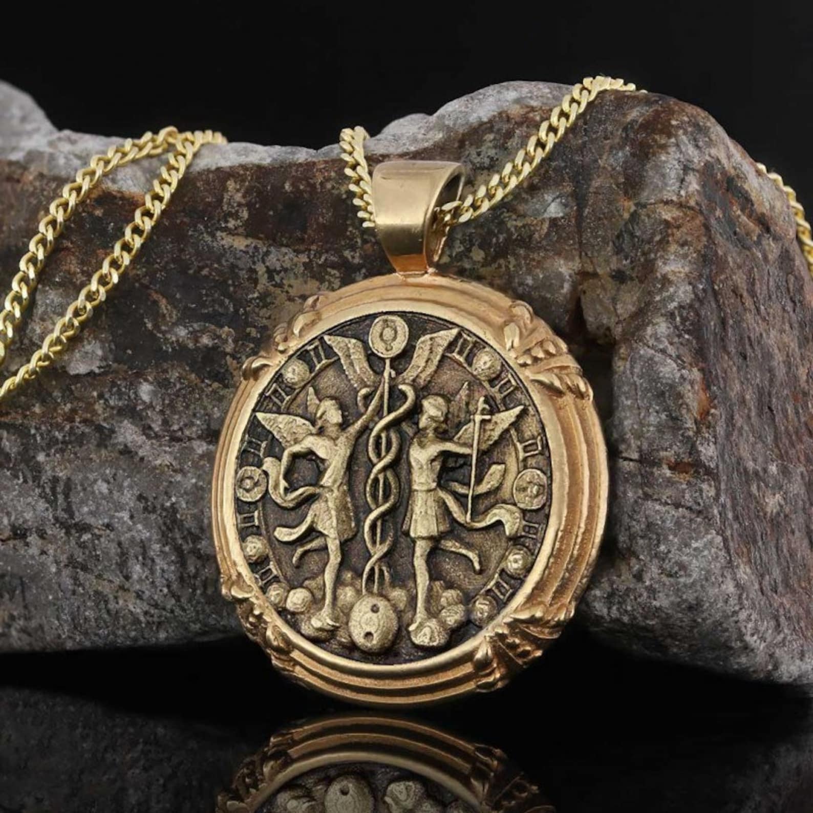 Gemini Zodiac Silver Pendant Gemini Necklace Gemini Zodiac - Etsy