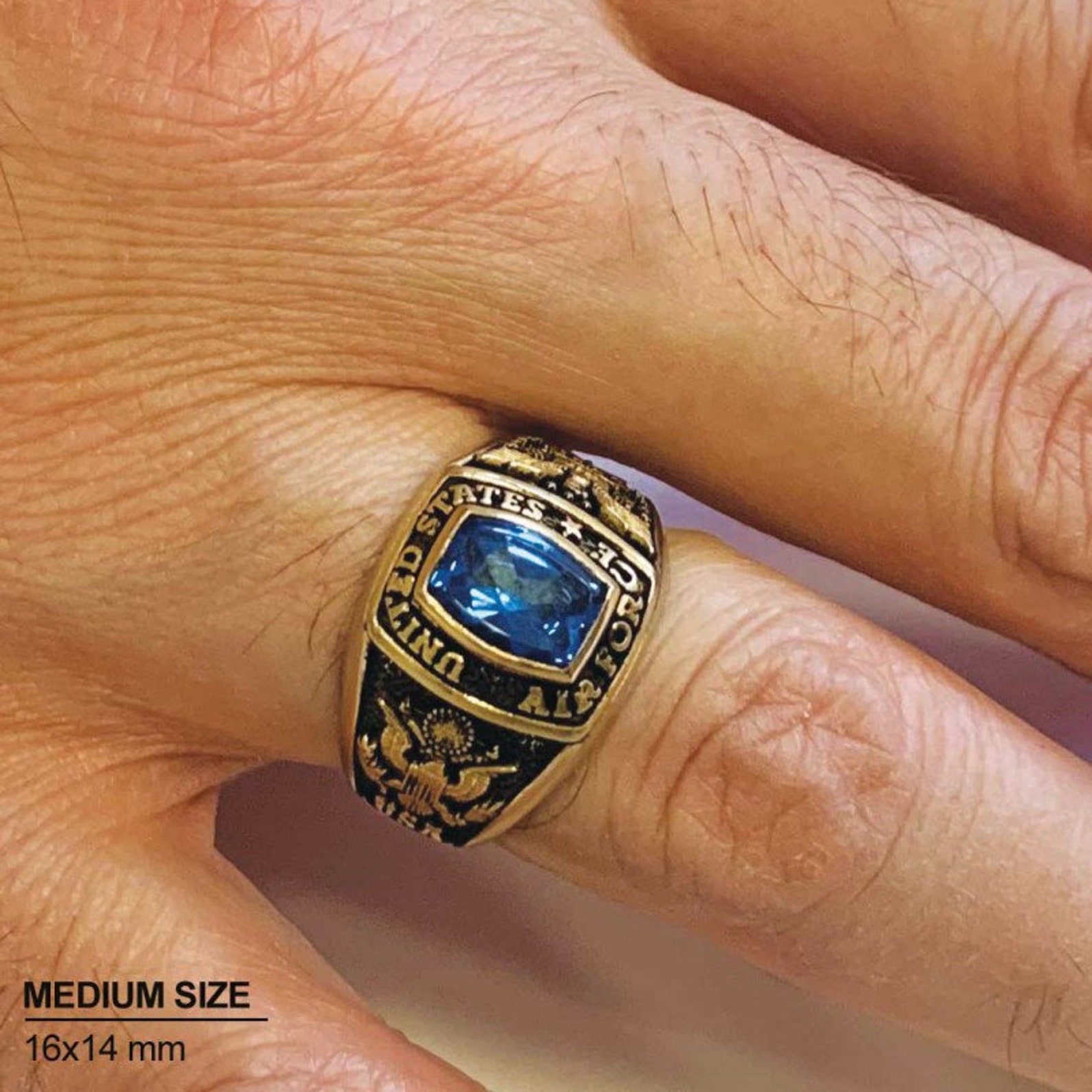 United States Air Force Ring, Silver US Army Ring, US Eagle Ring, US ...