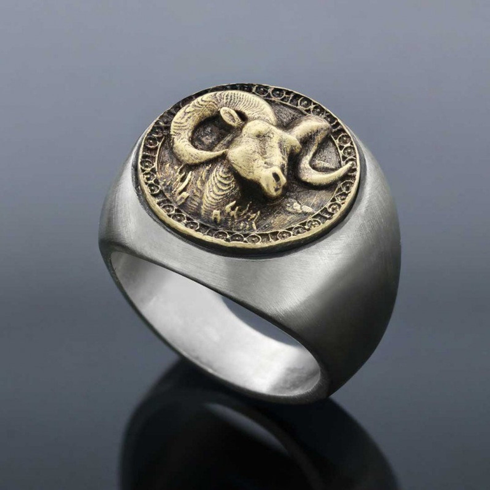 Widder Sternzeichen Silber Ring Widder Ring | Etsy