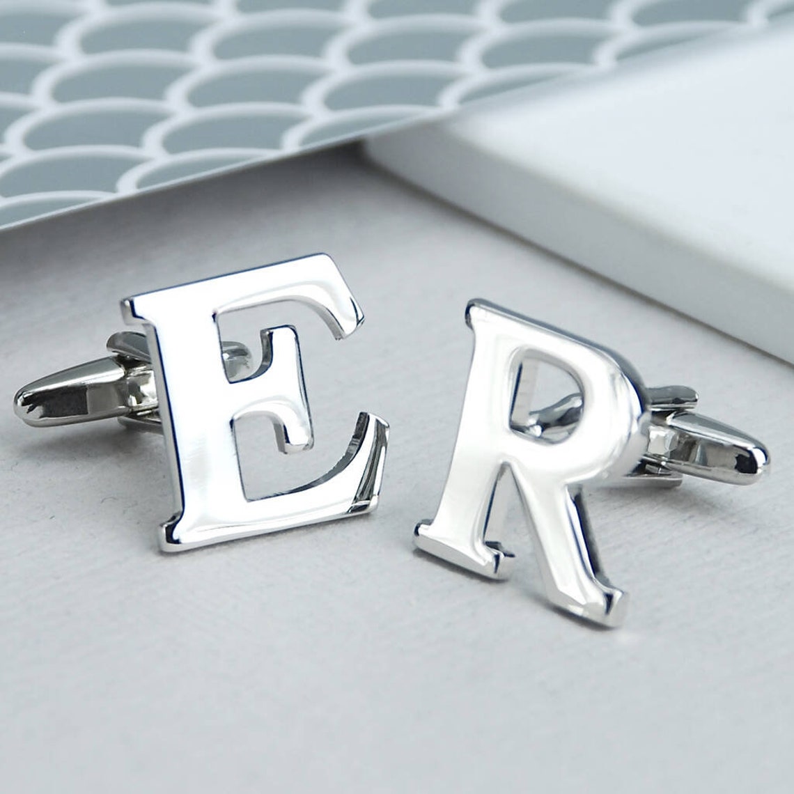 Personalized Name Cufflinksinitial Cufflinkgroom Wedding - Etsy