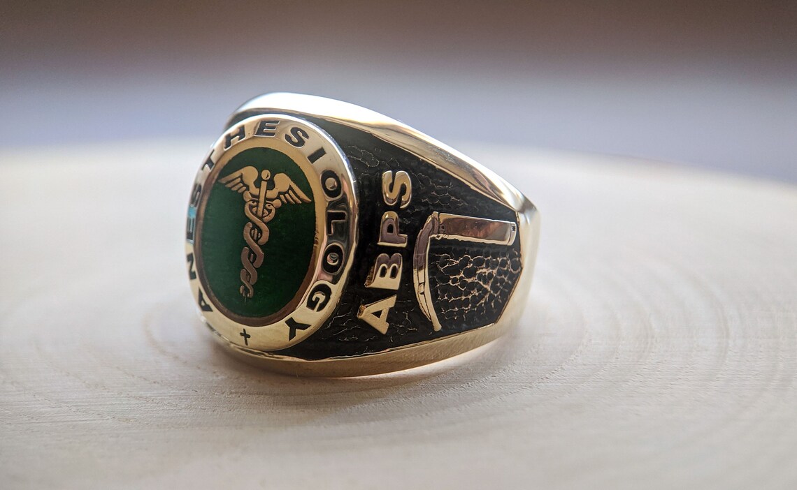 Custom College Class Ring School Ring Gold Signet Ring - Etsy