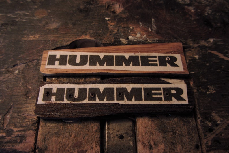 HUMMER LOGO Wooden Keychain - Etsy UK