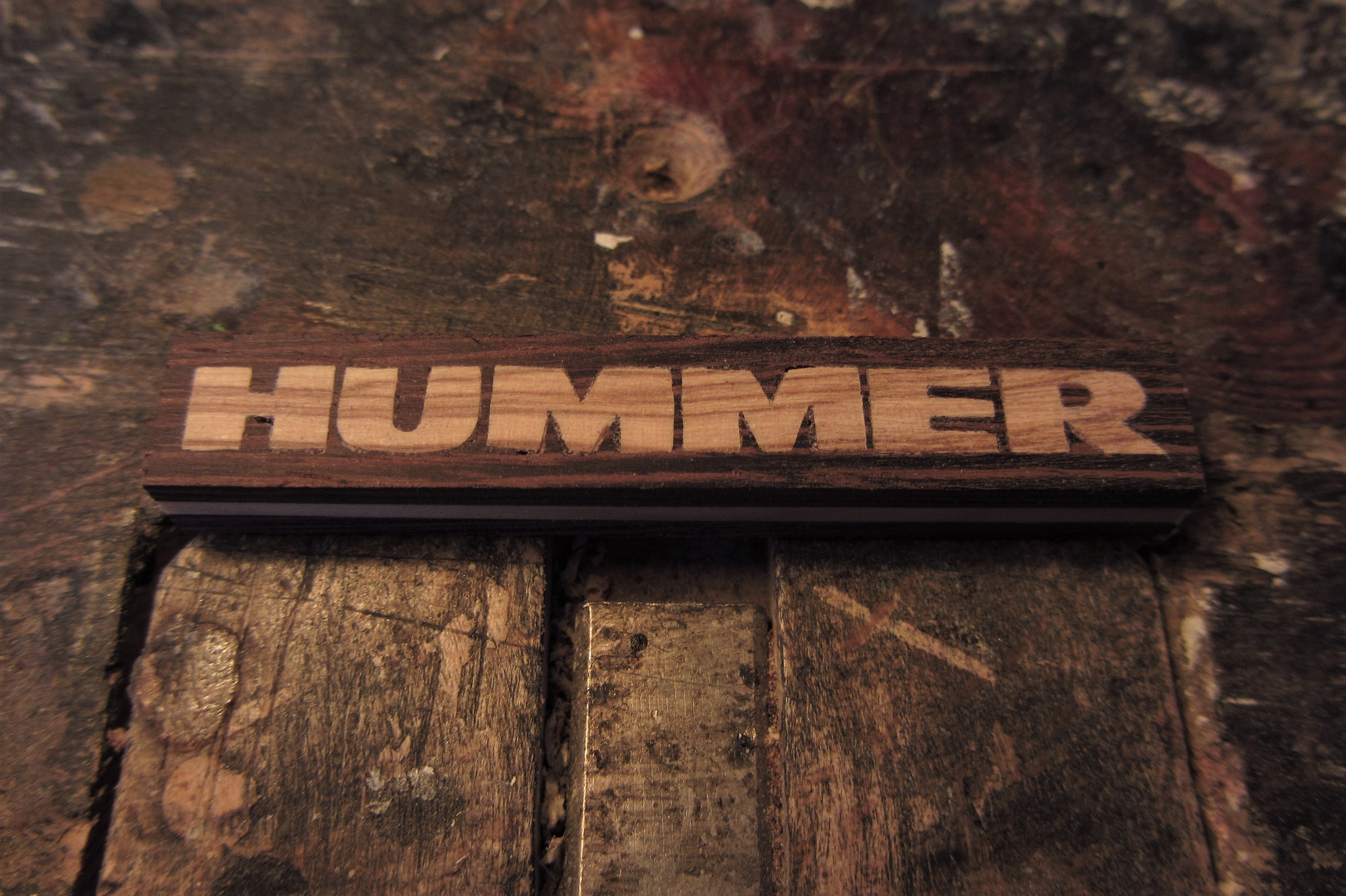HUMMER LOGO Wooden Keychain - Etsy UK