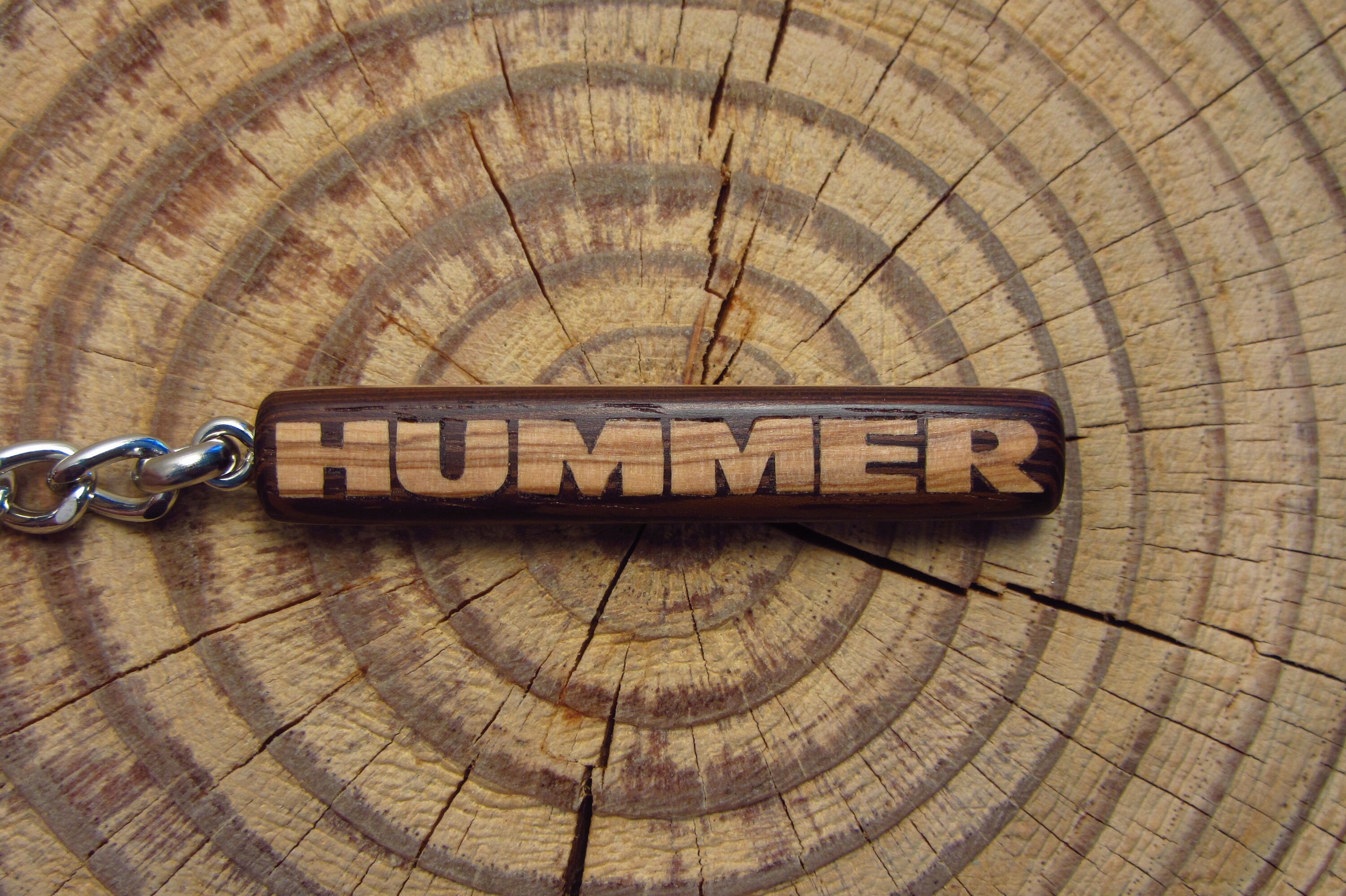 HUMMER LOGO Wooden Keychain - Etsy UK