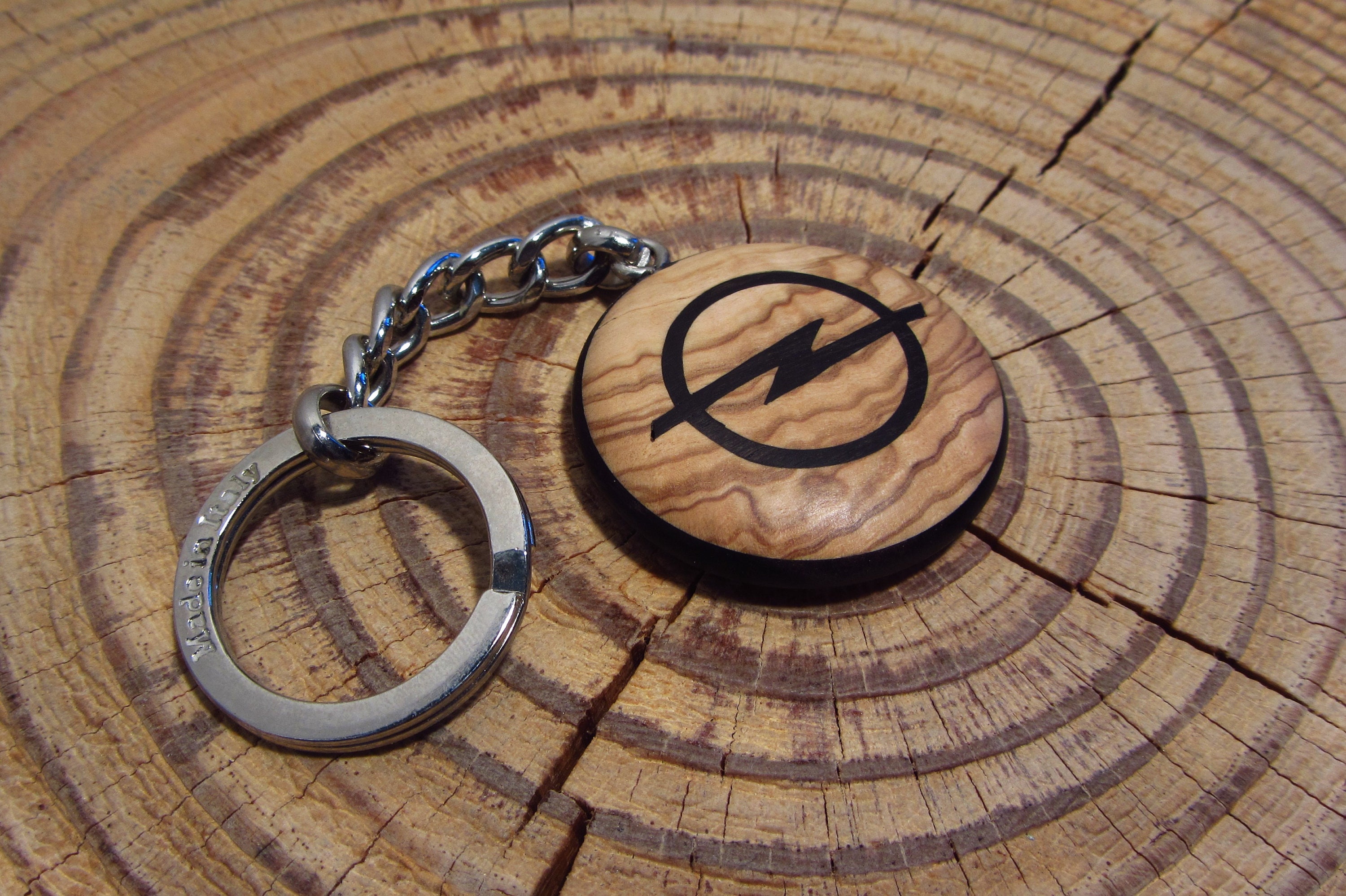 OPEL LOGO Wooden Keychain - Etsy