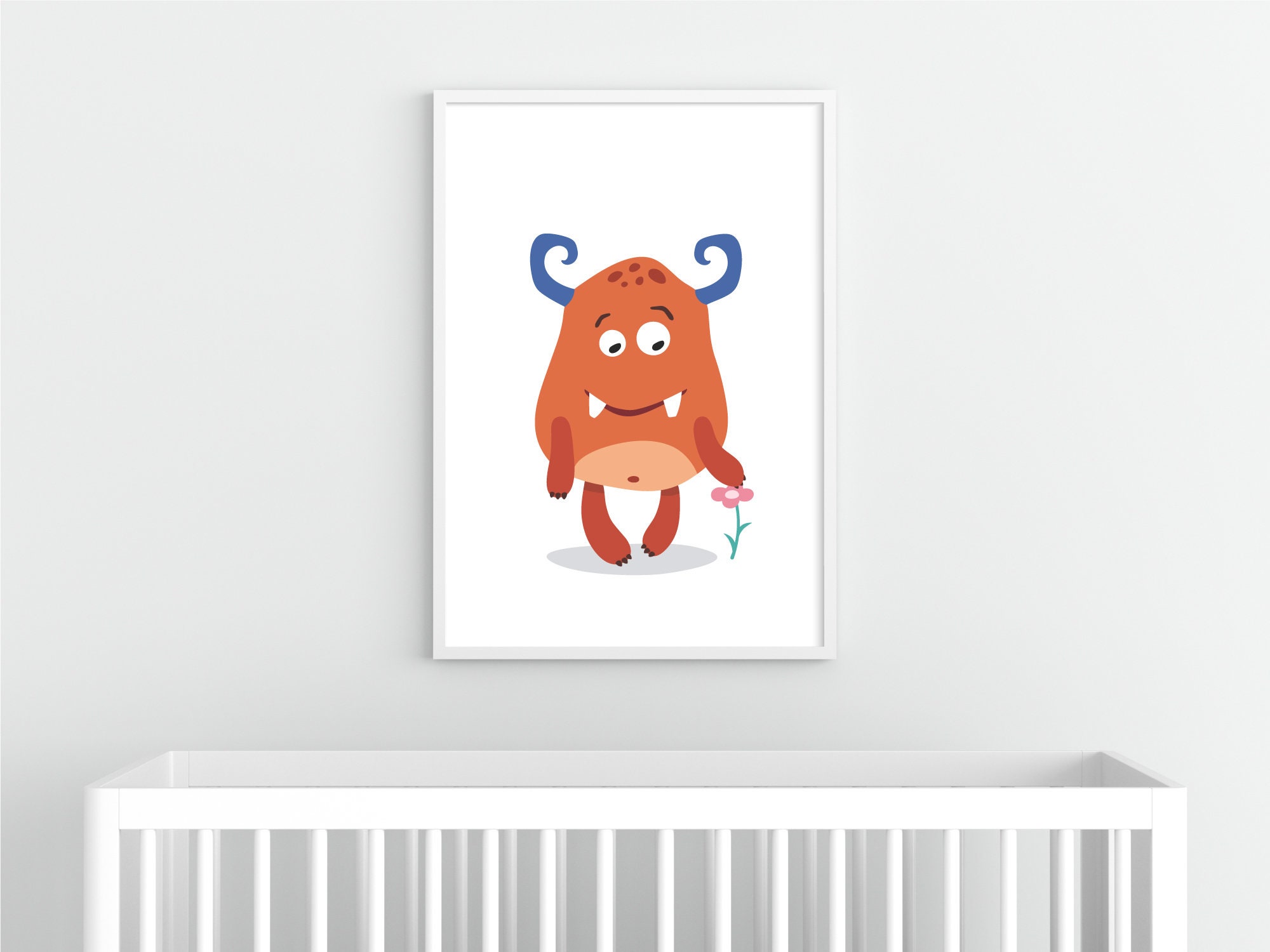 Kids Cute Monster Art Print Monster Poster Funny Monster - Etsy