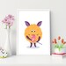 Kids Cute Monster Art Print, Monster Poster, Funny Monster Nursery Wall ...