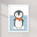 Penguin, Animal Nursery Print, Penguin Decor, Kids Room Decor, Kids ...